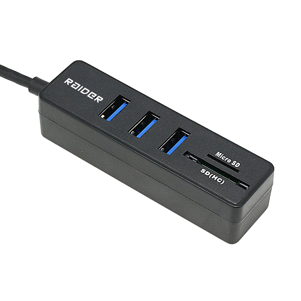 RAIDER 2in1 Cardreader and USB 3.0 hub