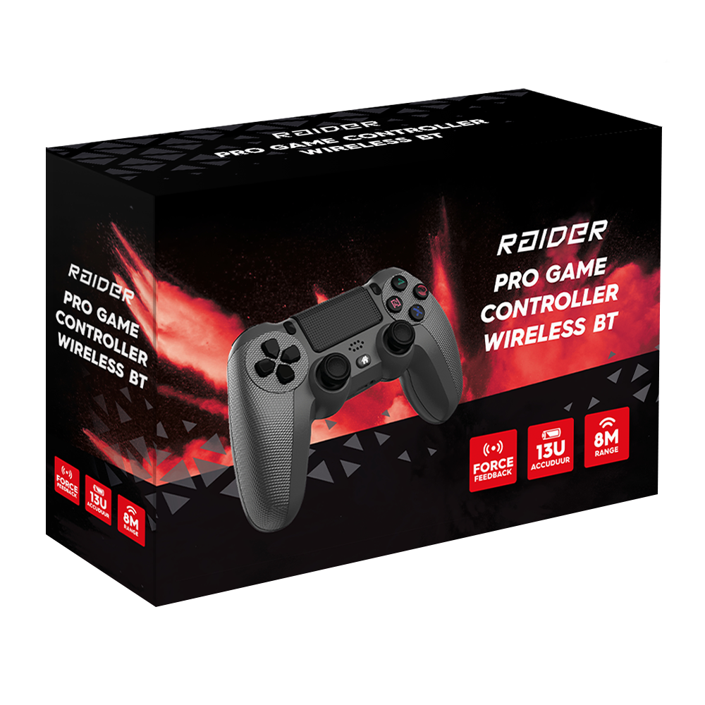 RAIDER PRO Game Controller Wireless BT Black